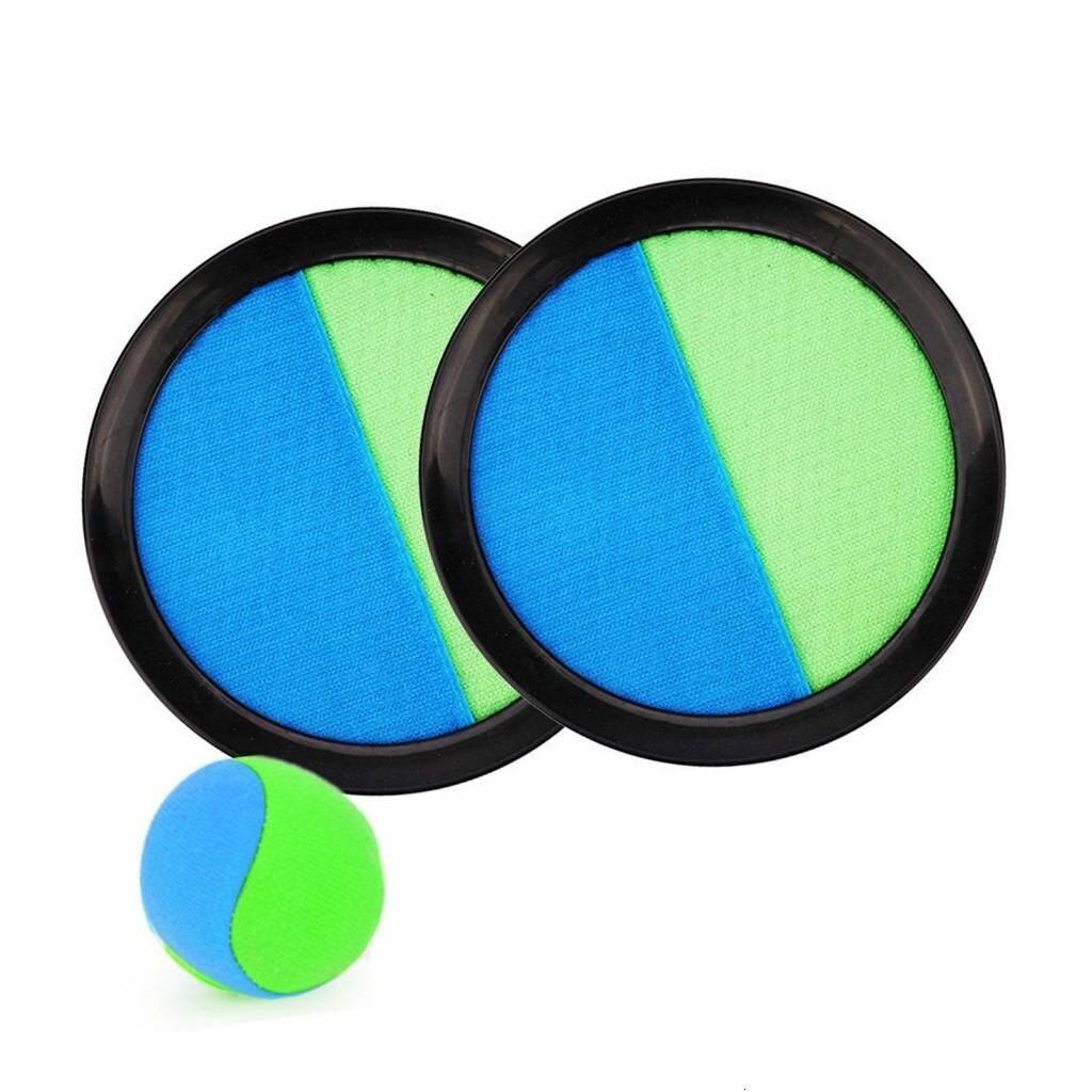 Липучка шар и мишень, Синий и зеленый - Мягкий мяч
