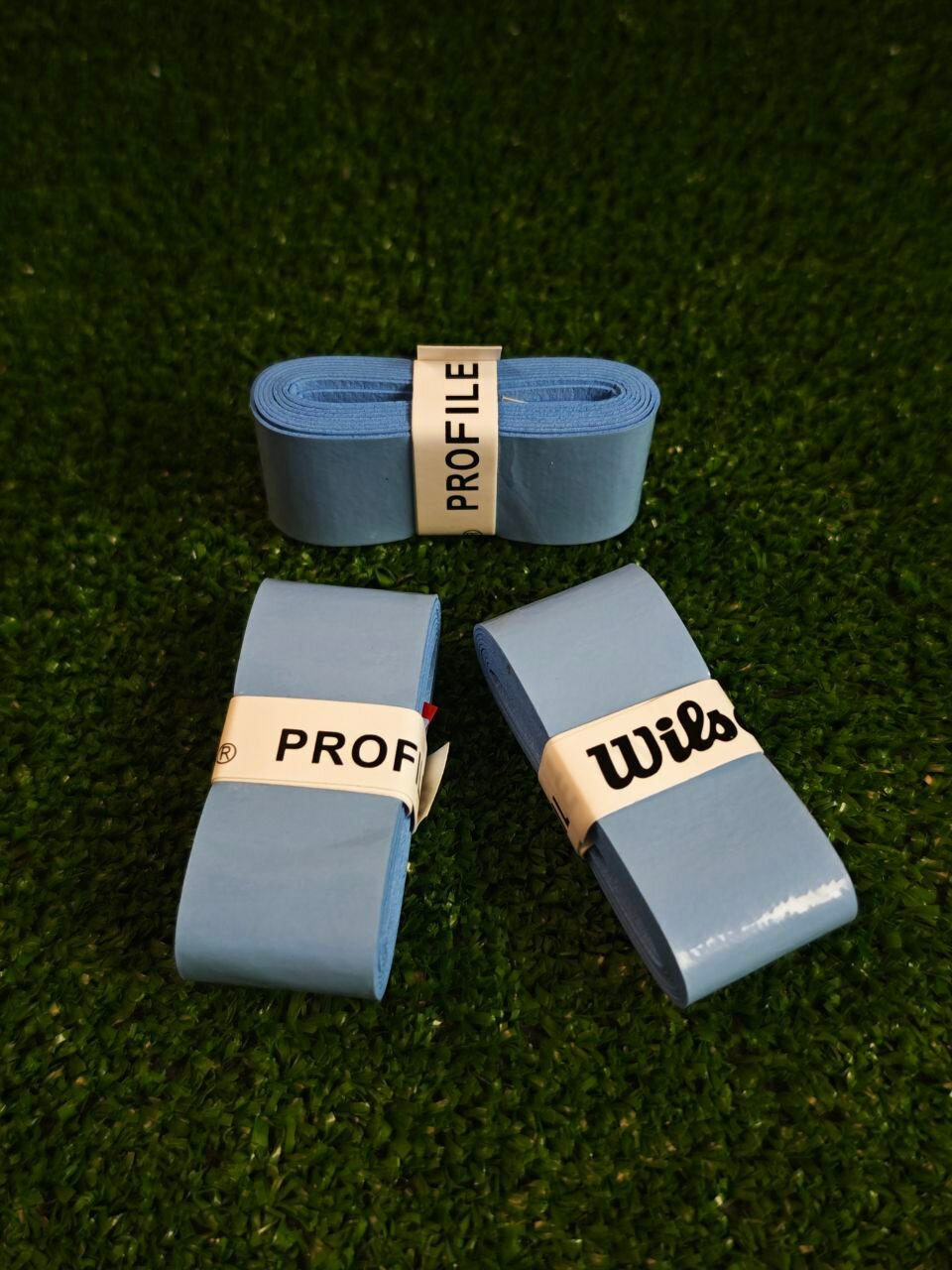 Намотки Wilson для теннисной ракетки голубые (3шт.)