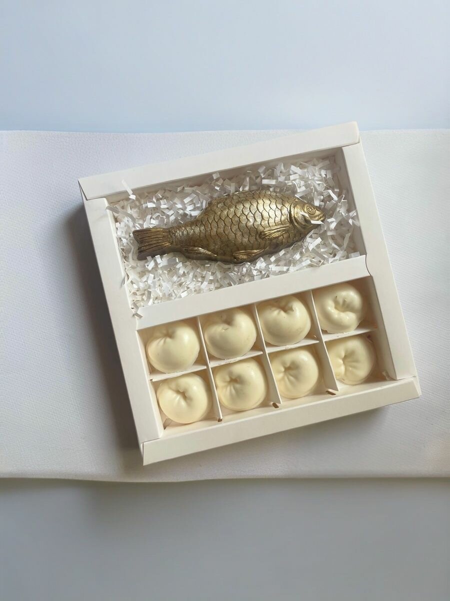 Подарок мужчине на день рождения/23 февраля/новый год подарочный набор шоколада Пельмени и Рыба. ТД НебыковА