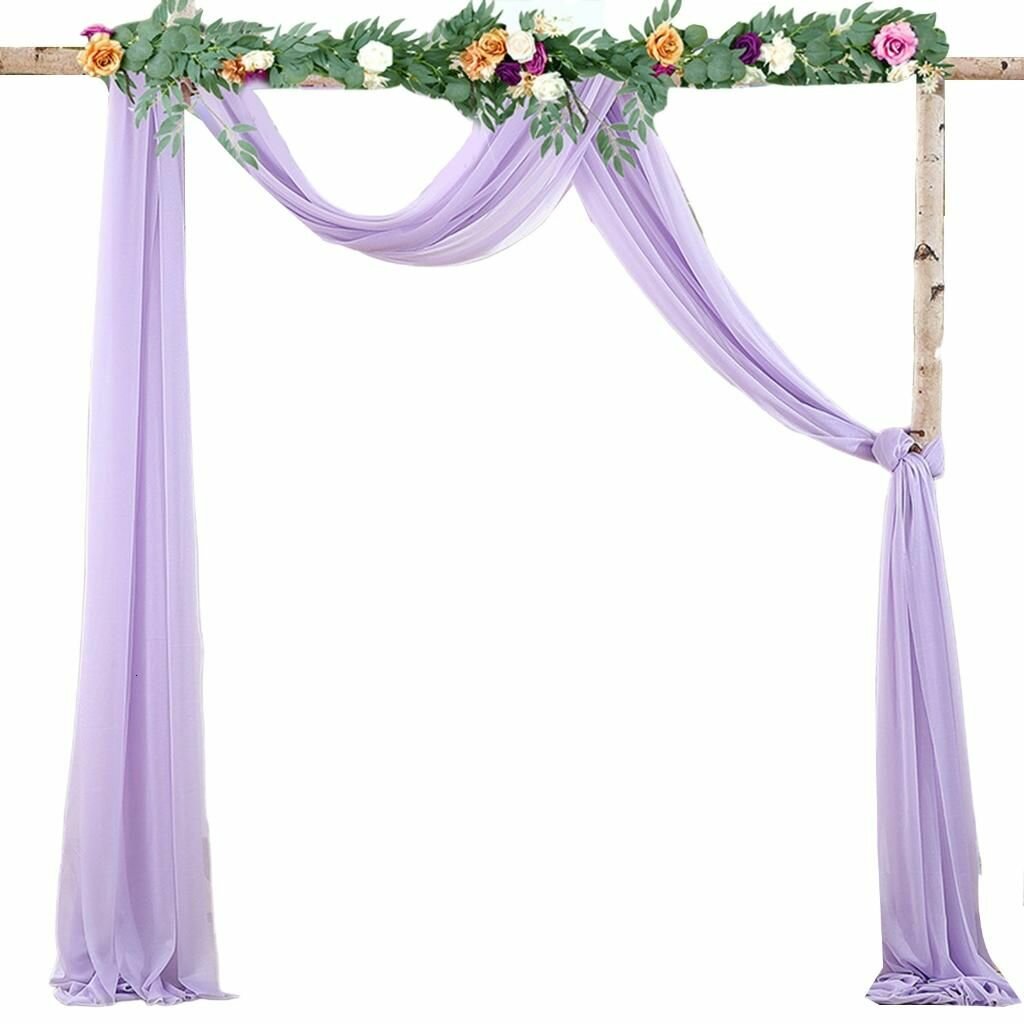 "Легкая арочная фотозона Rusts", Фиолетовый - 50 на 570 см