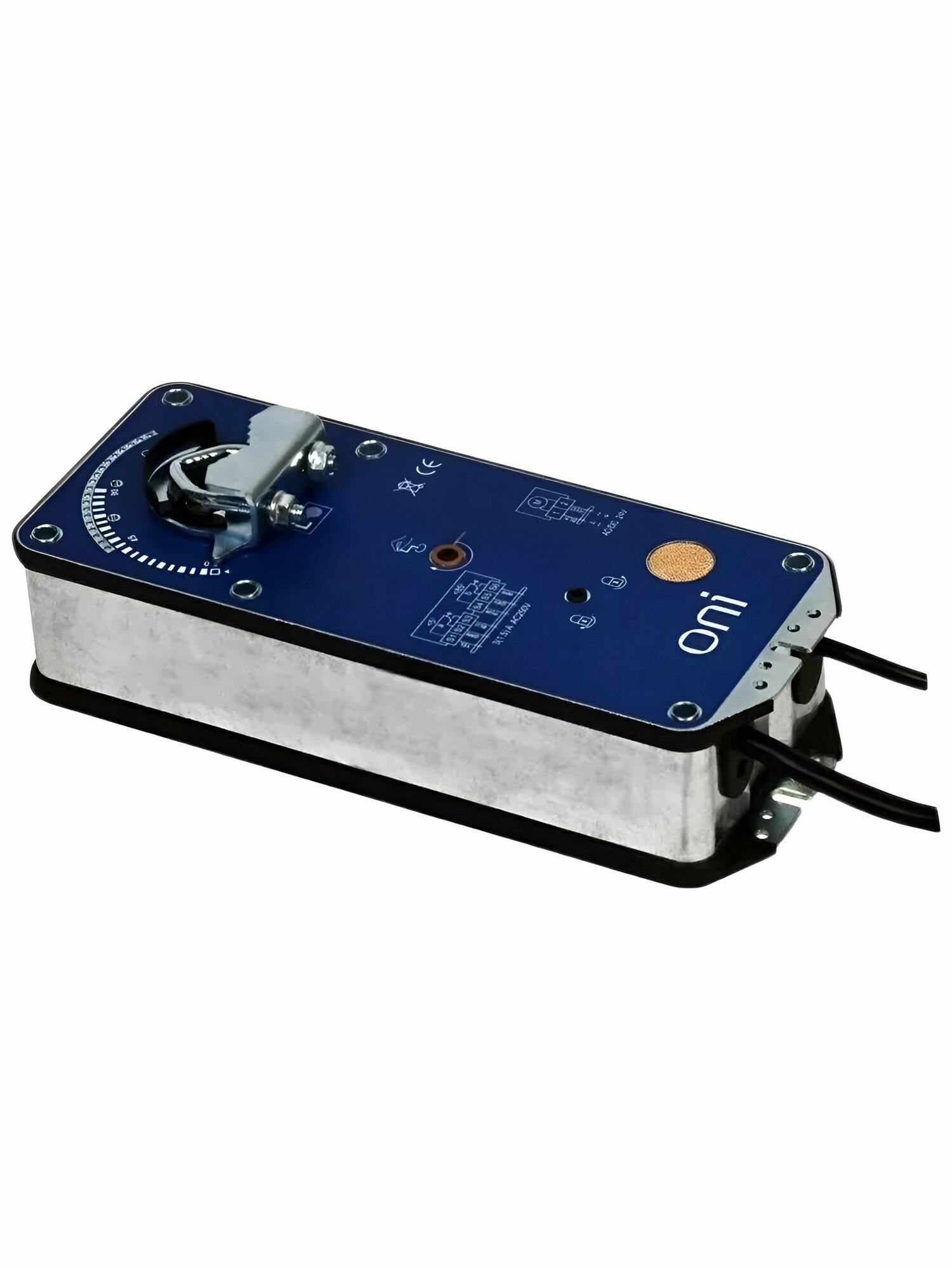 Привод заслонки ONI, 10Нм, 230В AC, 2-х позиционный с возвратной пружиной. Артикул: ODA-10-D-230-S-A.