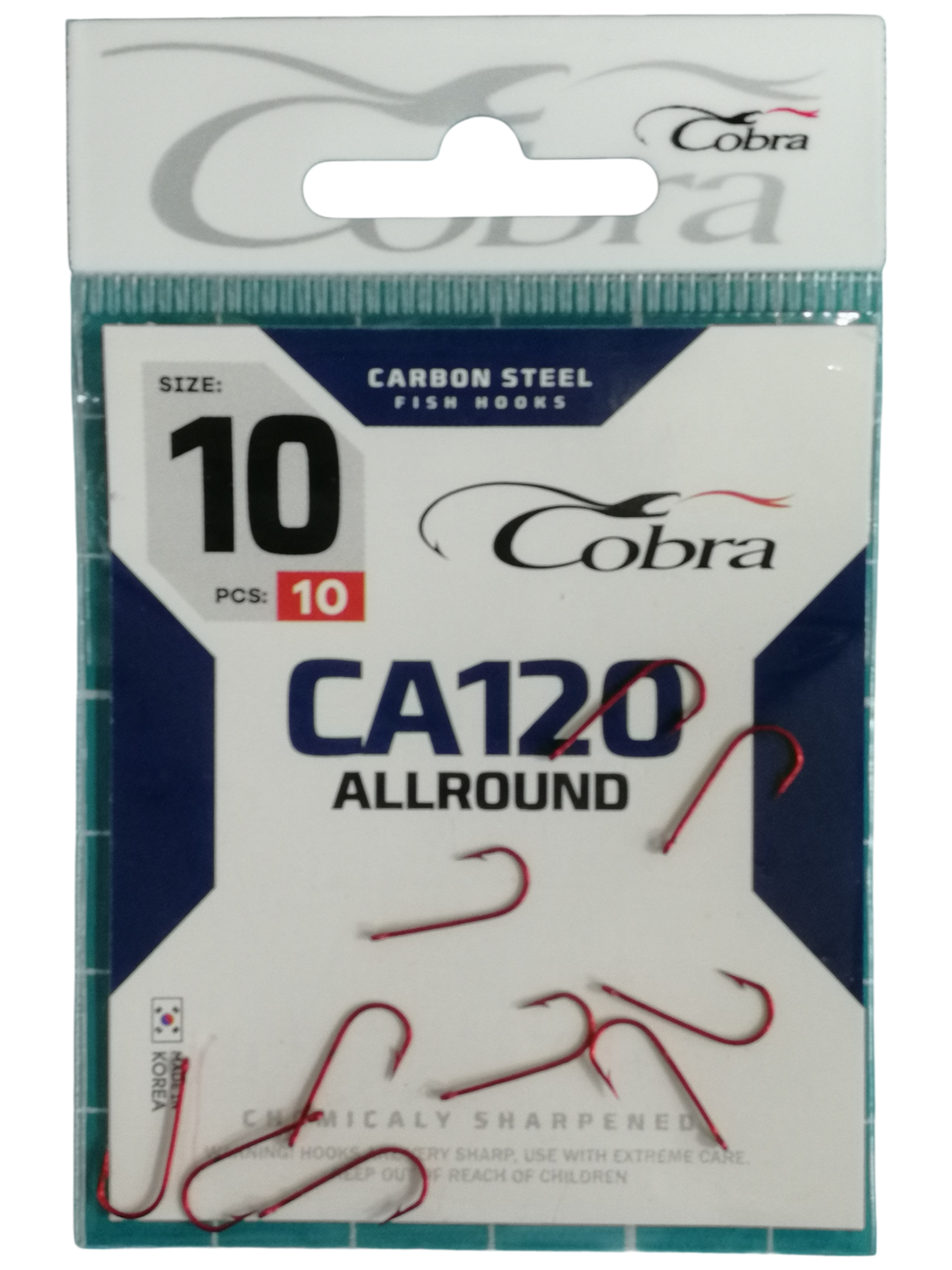 Крючки Cobra MIRAGE сер. CA120 разм. 010 10шт.
