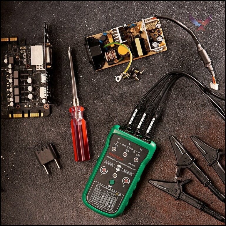 Индикатор чередования фаз Mastech MS5900, цифровой, противоударный