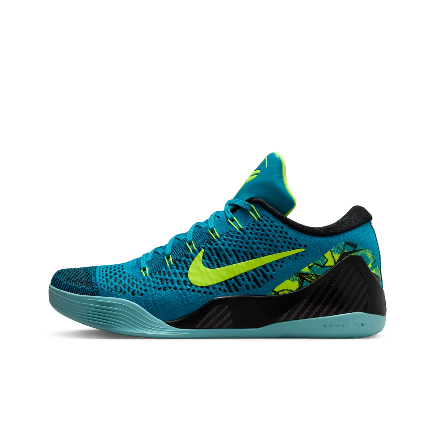 Кроссовки NIKE Kobe 9, размер EU 39 стопа (24.5CM), синий — фото 1