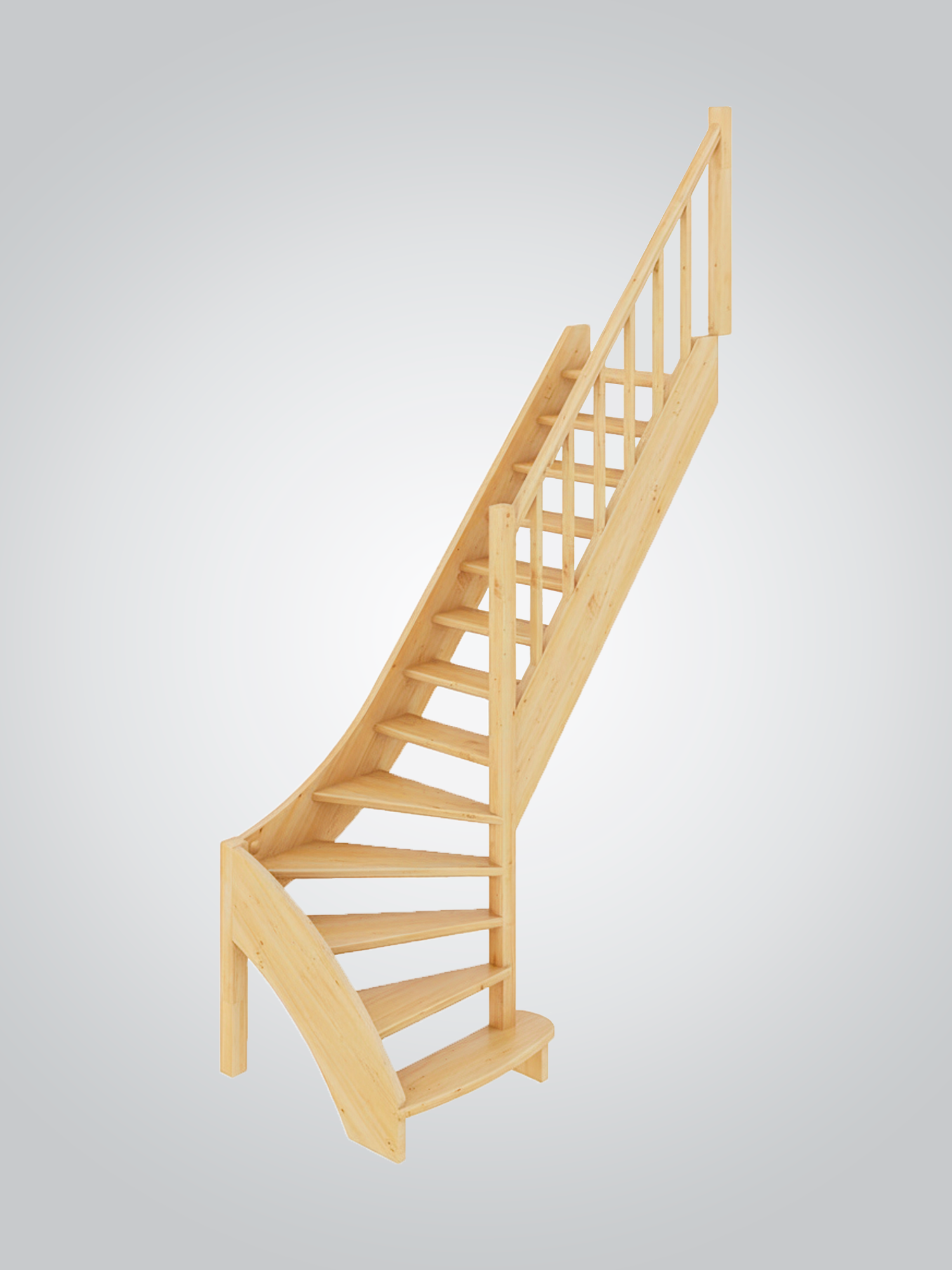 Лестница на второй этаж ЛС-07м/3 Правая