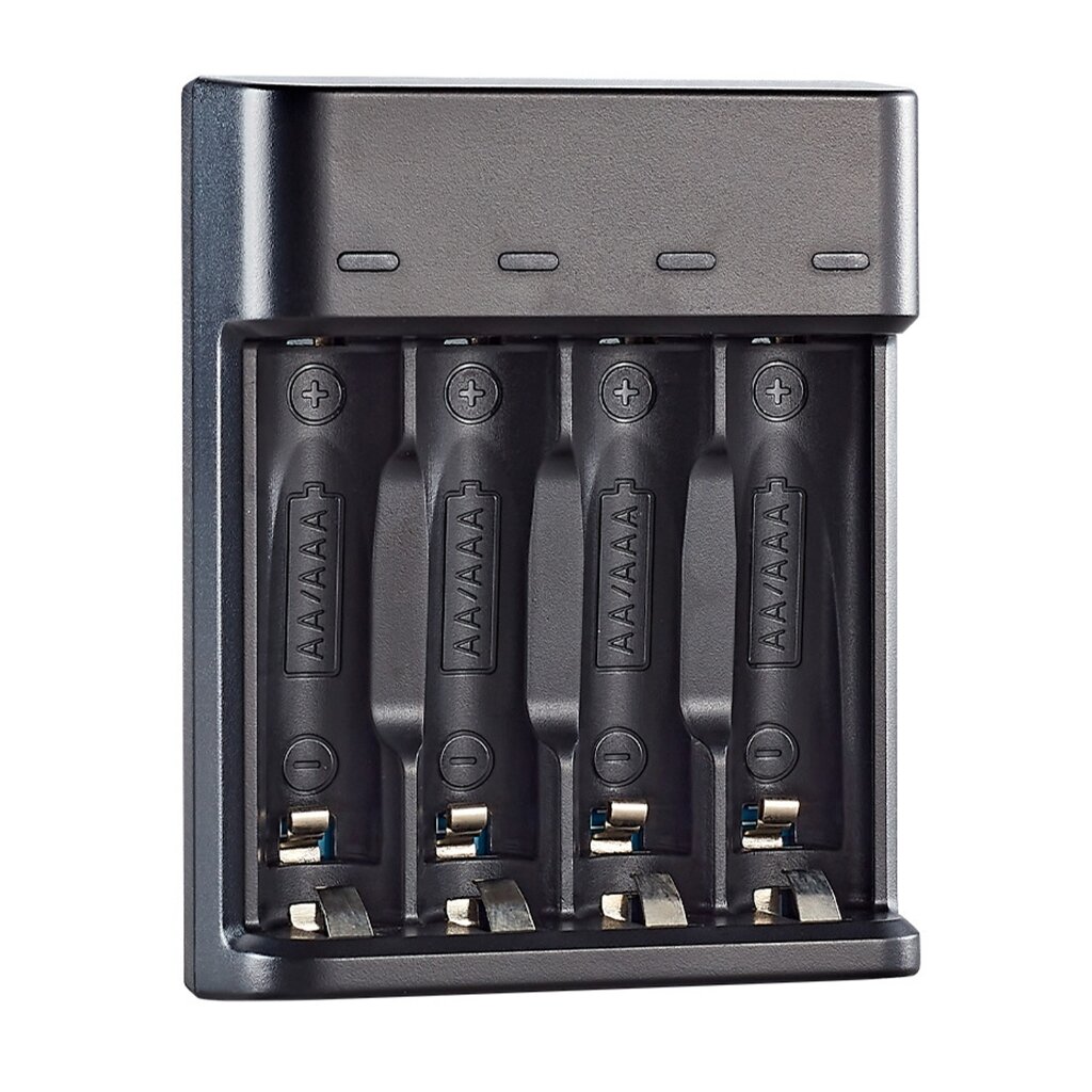 Зарядное устройство USB для батареек AA 4-слотовое