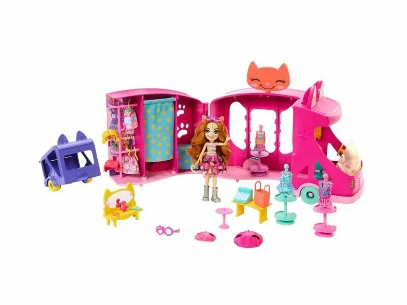 Кукла Mattel Enchantimals мобильная студия моды