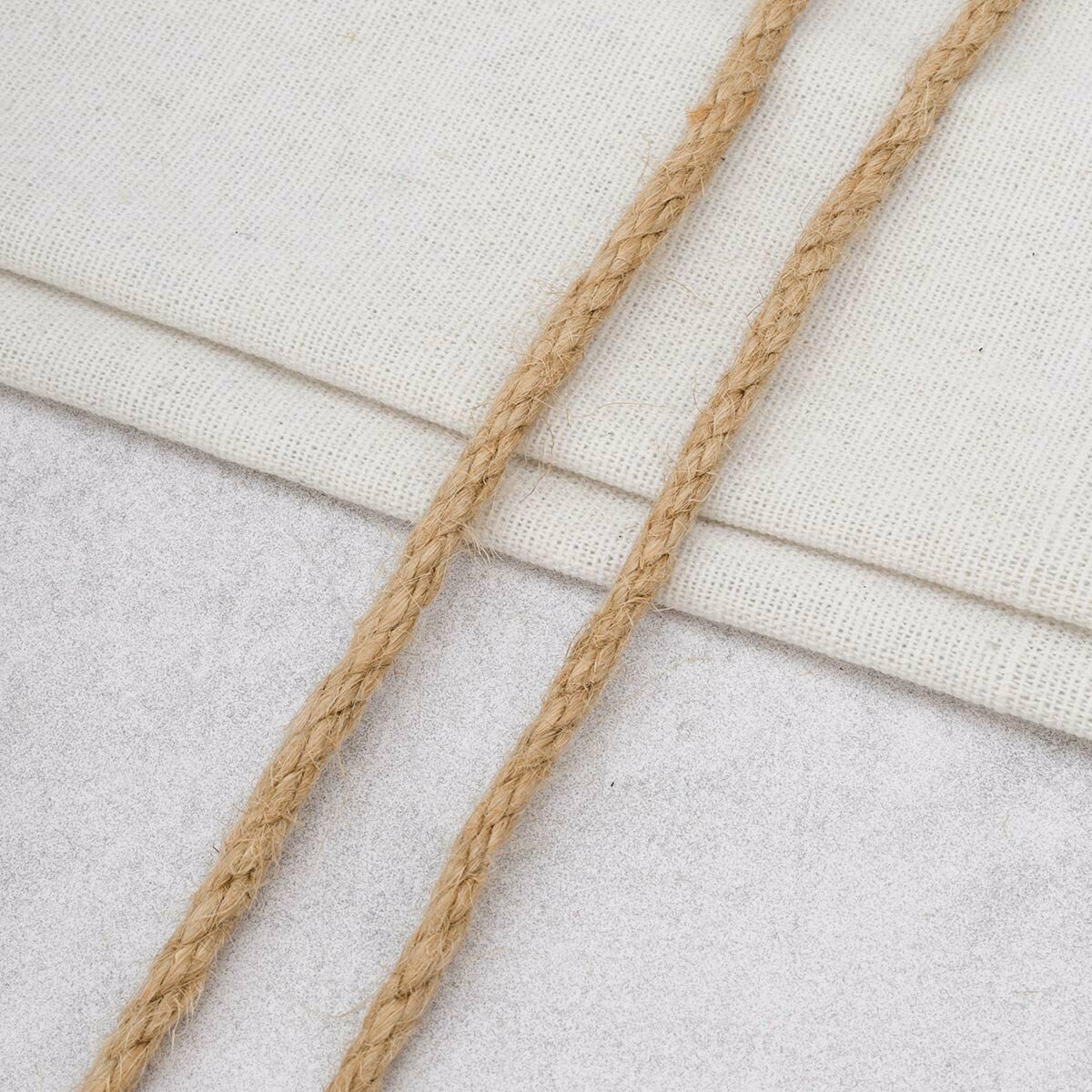Канат джутовый, толщина 5 мм, цвет натуральный, Astra&Craft, 10 метров