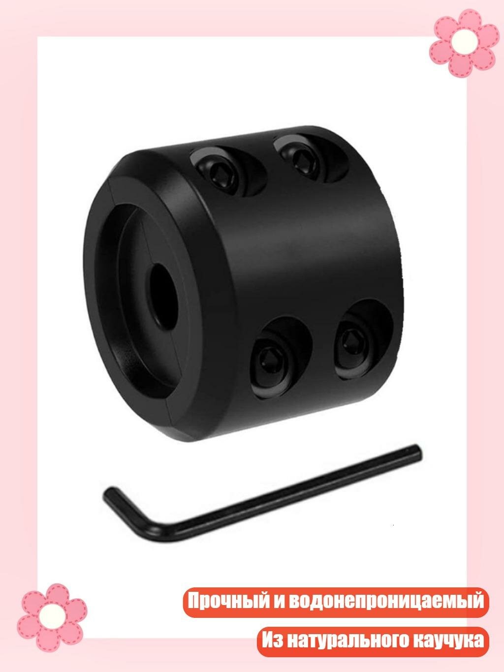 Защита троса лебедки, резиновый упор для крюка, запчасти и аксессуары для ATV и SUV, Черный