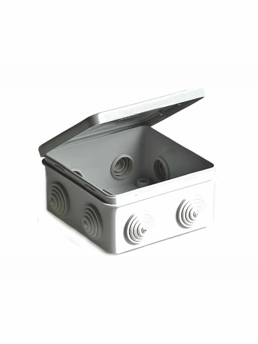 Распаячная коробка с крышкой ОП 65х65х50мм TDM ELECTRIC, IP54, 4вх, Артикул: SQ1401-0111.