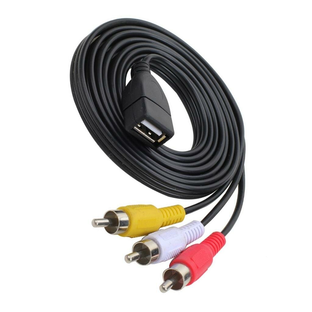 USB-адаптер с USB на 3RCA, 0.3m