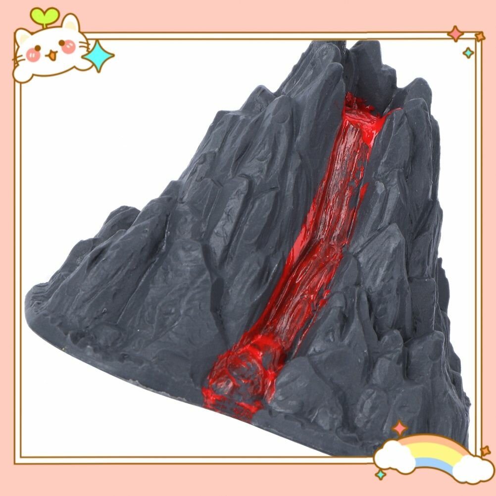 Эксклюзивный ландшафтный декор, пластиковый вулкан для интерьера и экстерьера, 1 шт