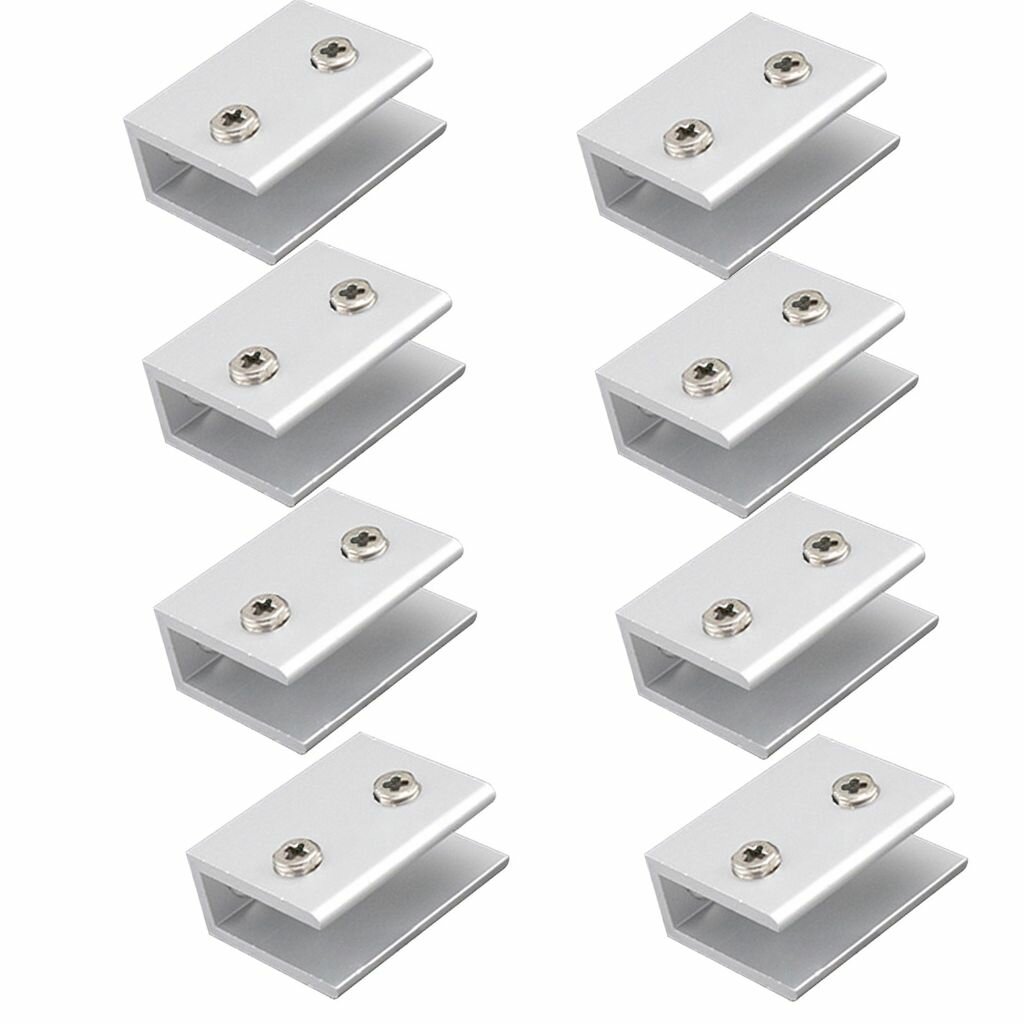 Аппаратные средства+8шт крепежная клипса из закаленного стекла с пряжкой-от 40 до 12 мм