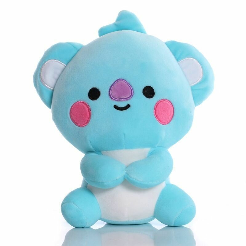 Кукла плюшевая Baby TATA из KPOP сидящая COOKY SHOOKY MANG BTS CHIMMY KOYA 20см BT21, KOYA
