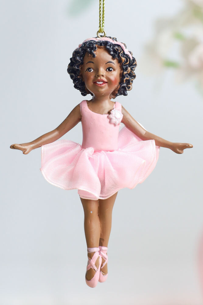 Ёлочная игрушка люсьена - начинающая балерина, серия любимые детские игрушки, полистоун, 11 см, Kurts Adler E0481-2
