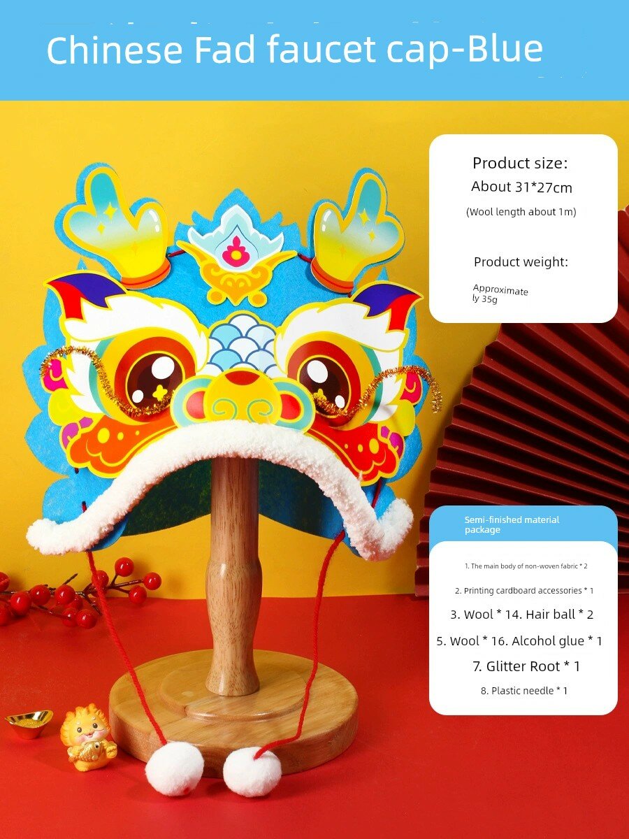 Набор для творчества: оригами-дракон ручной работы, материал для изготовления китайского дракона из бумаги, детская