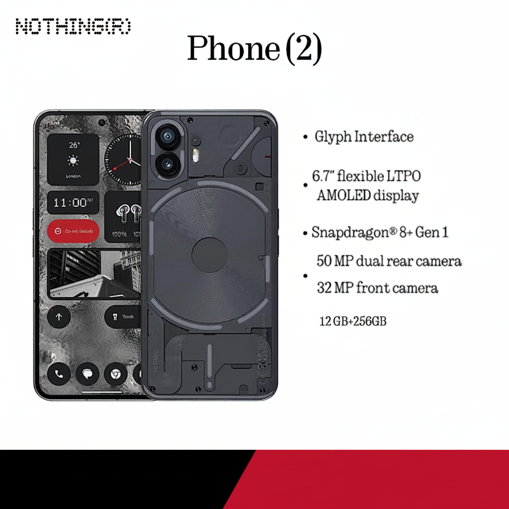 Смартфон NOTHING Phone (2), 12/256ГБ