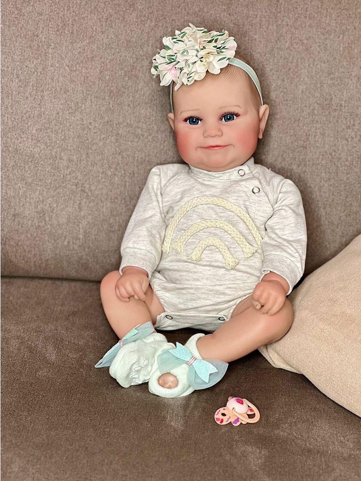 Кукла Реборн мягконабивная 50 см