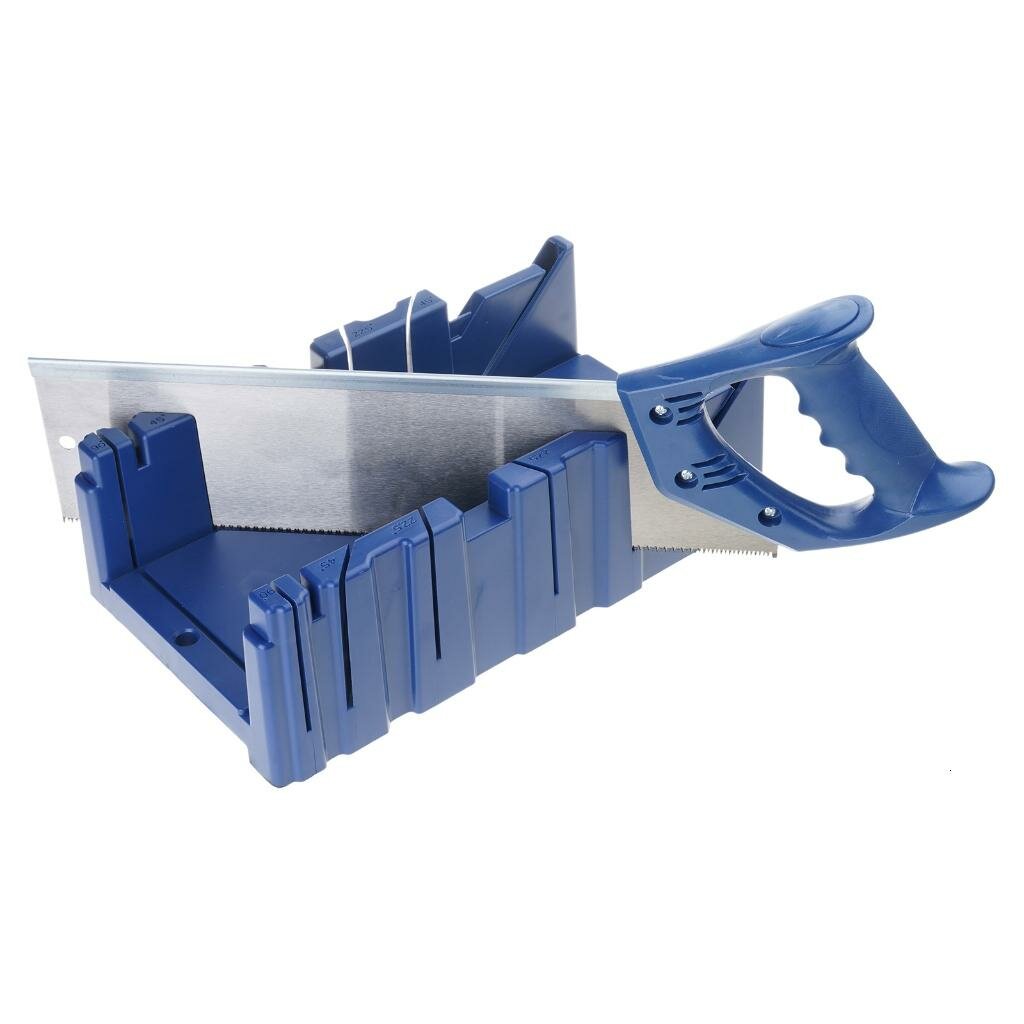 Набор стусла и ручной пилы 45 градусов для плинтусов, Среднего размера