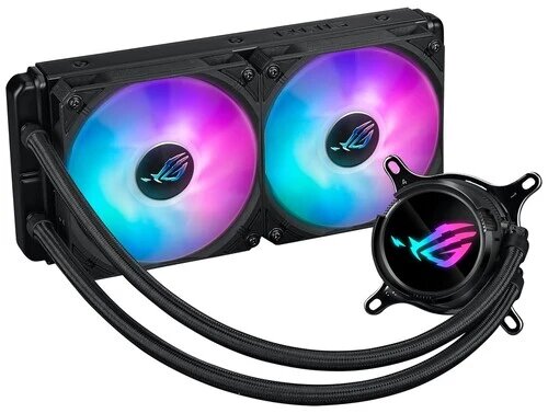 90RC00S1-M0UAY0 / Система охлаждения ASUS ROG Strix LC III 240 ARGB черная (120 мм - две секции, раз