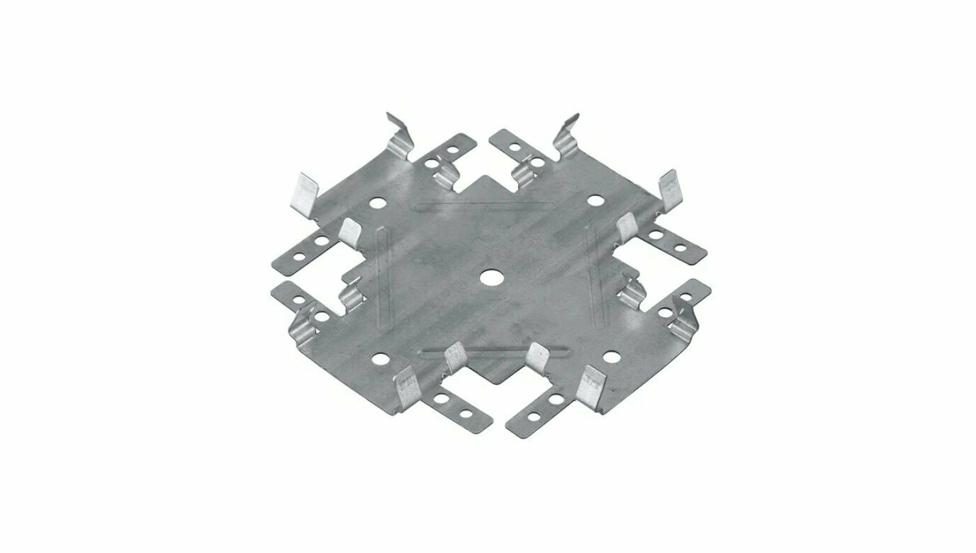 Соединитель КМ Стандарт, одноуровневый, 60x27, 0.9мм, оцинкованная сталь