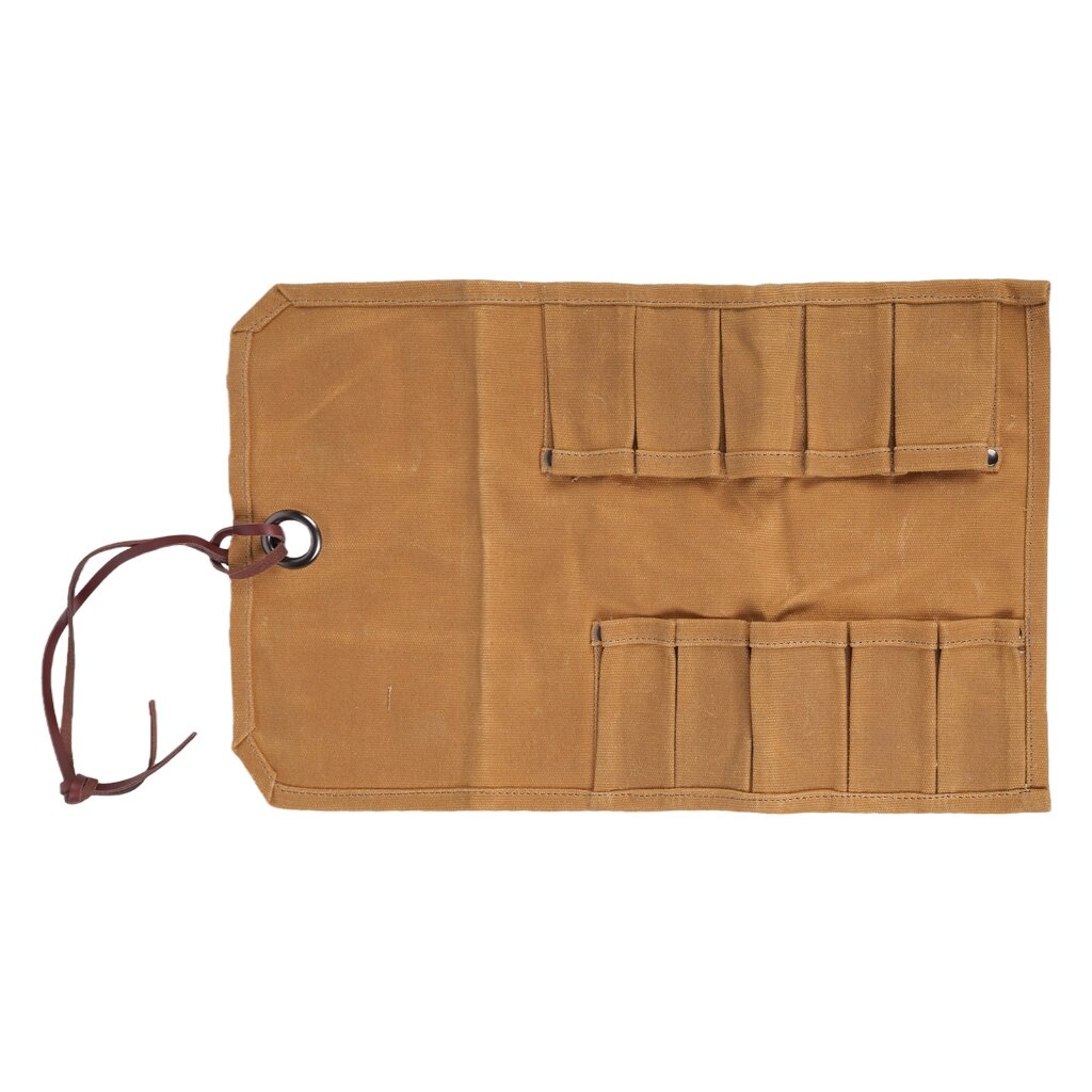 Инструментальный Рулон Из Сверхпрочного Вощеного Холста, Небольшая Сумка Для Инструментов, Сумка для Инструментов для Стамески, Молотка, Выемки, Карманная Сумка Для Хранения, Аксессуар Для Инструмента