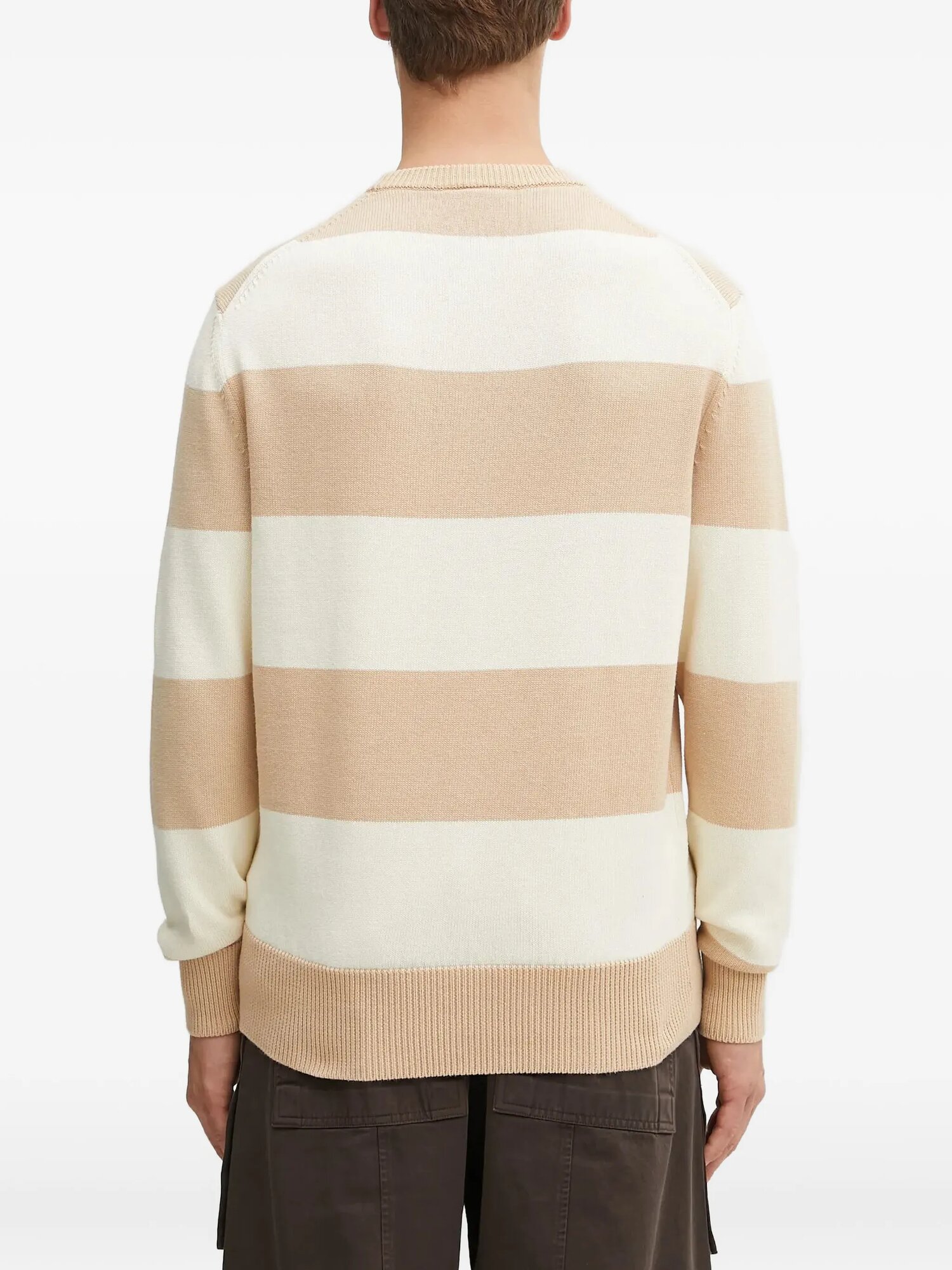 Свитер LACOSTE Striped badge sweater, размер L, , разноцветный — фото 1