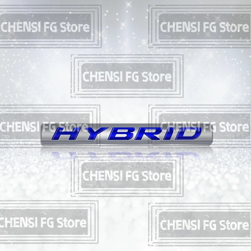 3D Гибридный значок из металлического сплава для Lexus Honda Mazda Toyota Prius Camry Crown Auris Yaris Rav4s TRD эмблема на задний багажник автомобиля