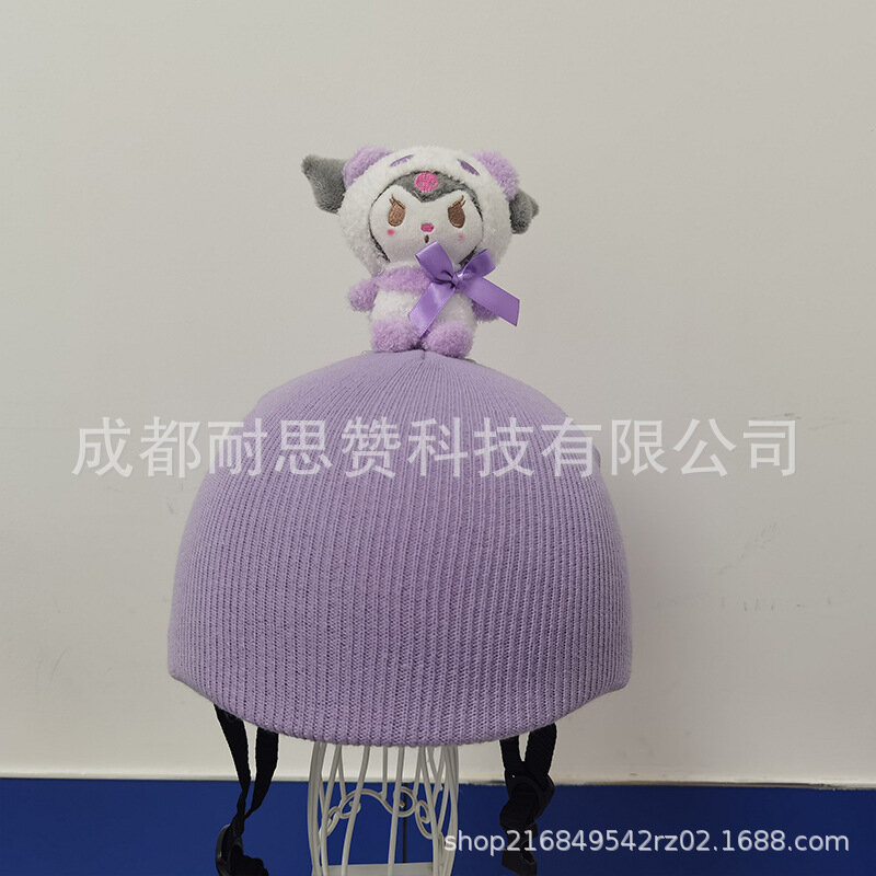 Чехол для лыжного шлема, милый мультяшный, теплый, индивидуальный, чехол для сноуборда, чехол для велосипедного шлема, чехол для параплана