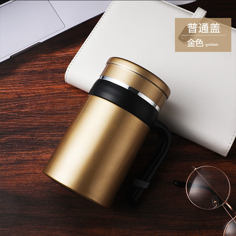 Умный термометр нержавеющая стеклянная термос-чашка 500 мл золотой для офиса