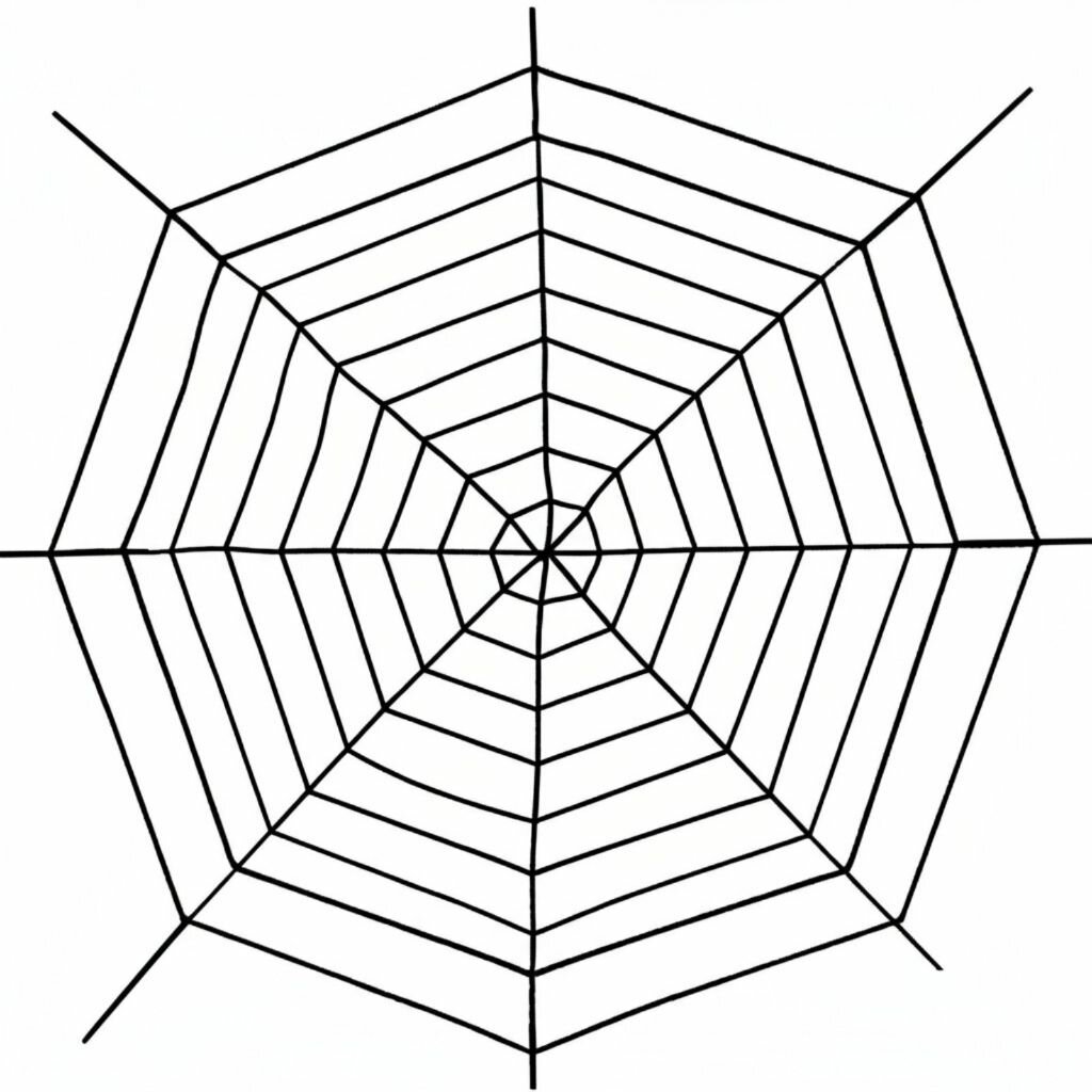 Имитация паутины для украшения Хэллоуина-Черный