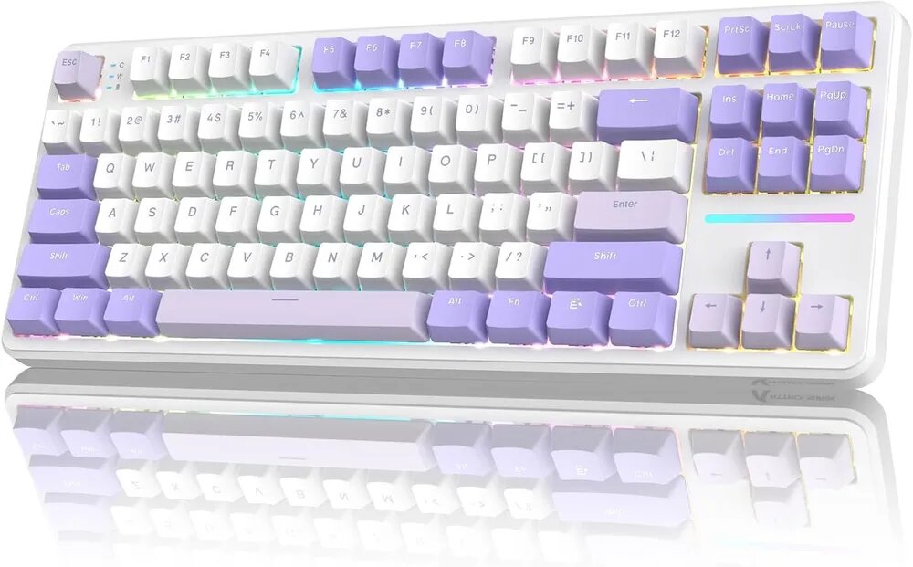 ATTACK SHARK Игровая клавиатура , фиолетовый