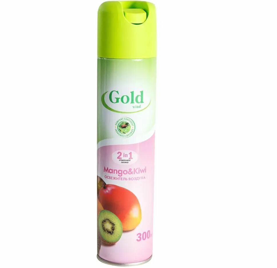Gold Wind Освежитель воздуха Mango Kiwi, 300 мл