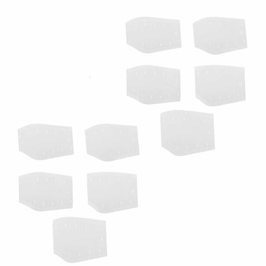 Модифицируемый Eyebrow King С несколькими шаблонами Для настраиваемого формирования и укладки бровей