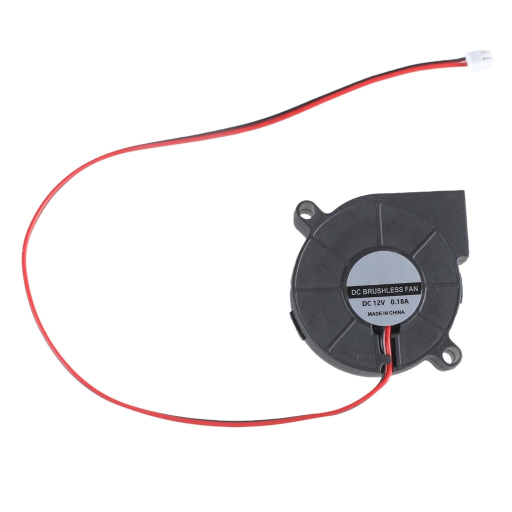 Охлаждающий вентилятор 5015 Охлаждающий вентилятор с 2-контактными разъемами XH2.54 для оптимальной работы в 3D-принтерах и электронике