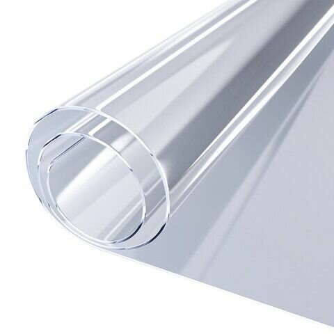 2 шт. Коврик-подкладка, скатерть ПВХ прозрачная, гибкое/мягкое стекло, 120х60 см, 0,8 мм, DASWERK, 607878