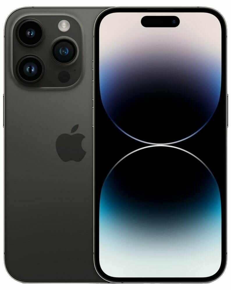 Смартфон Apple iPhone 14 Pro Max 128GB, OLED-экран, 48MP, A16, черный матовый