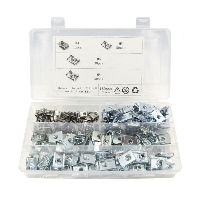 U-образный быстрозажимной крепеж для панелей автомобиля