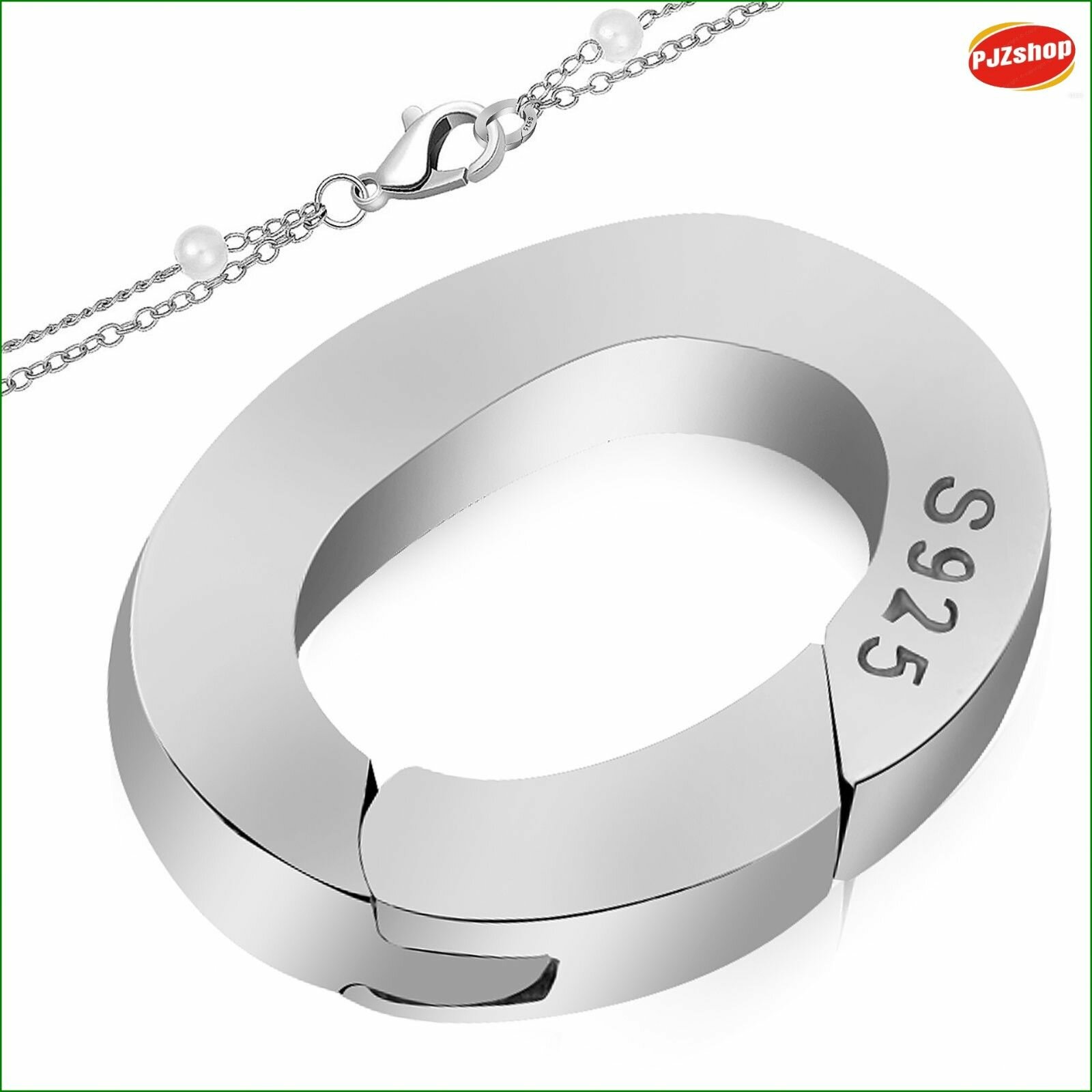 Эксклюзивный универсальный замок для ремонта и укорачивания украшений, выполненный из серебра 925 пробы, предназначен для ожерелий и браслетов в серебристом оттенке- Новинка