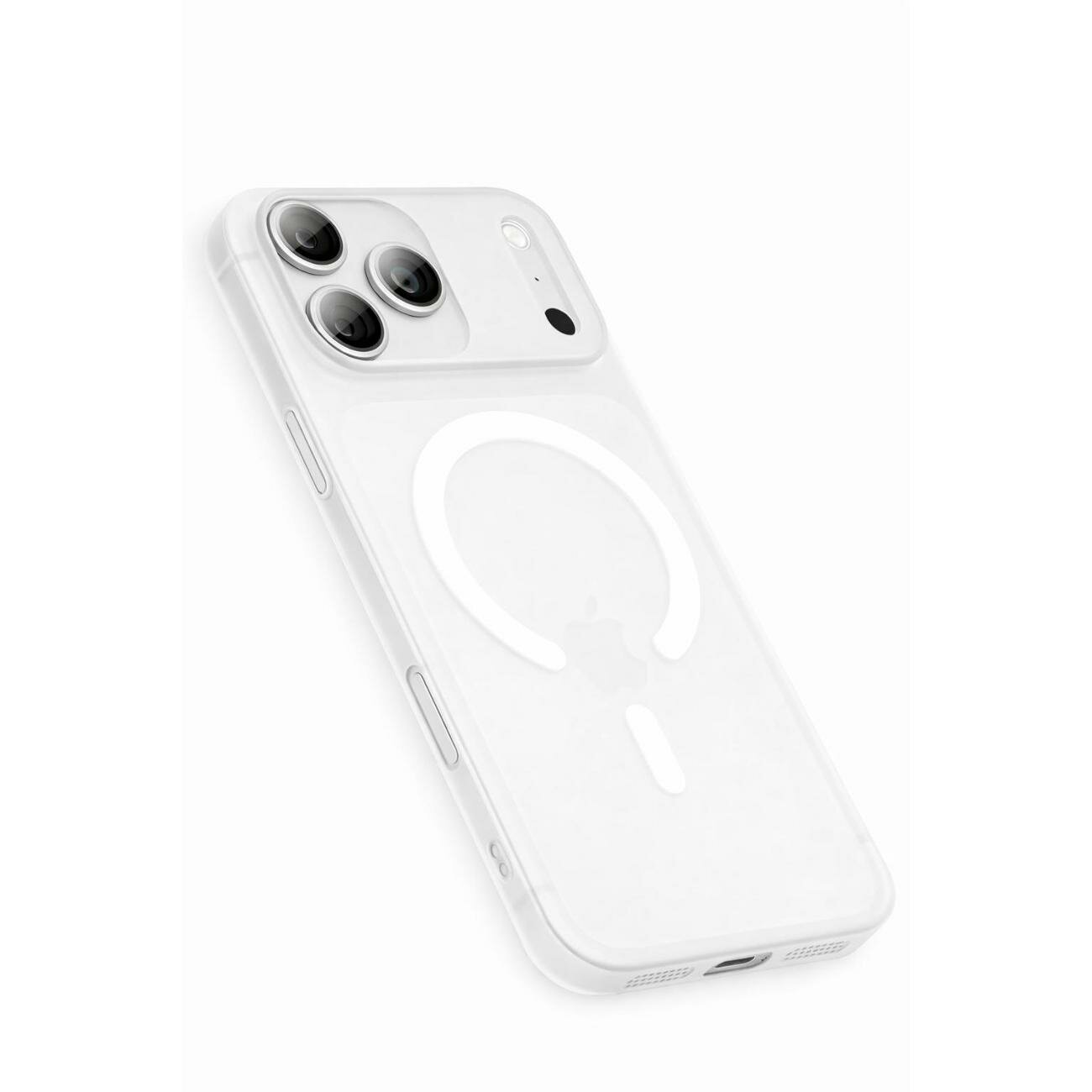 Чехол накладка для iPhone 17 Pro 6.3" Gurdini Slim Series with Magsafe White