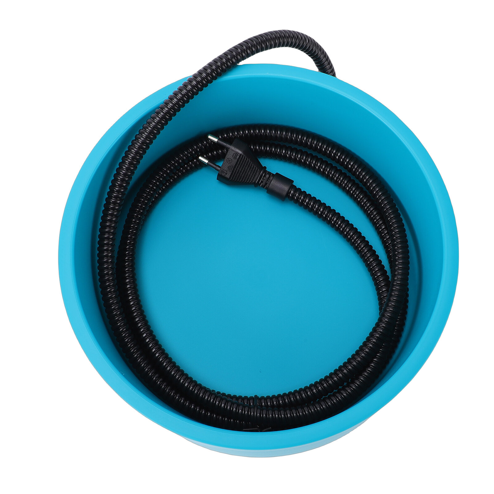 Чаша для воды с подогревом, автоматический нагрев, 3,2 л, большая емкость, портативная миска для домашних животных с подогревом для улицы, вилка европейского стандарта, зеленая