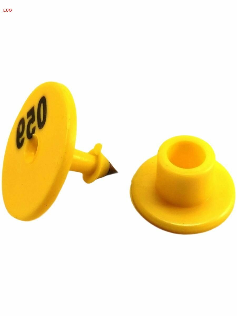 Ушные бирки с номерами (100шт) для овец, коз, свиней, поросят баранов, скота. для ушей собак