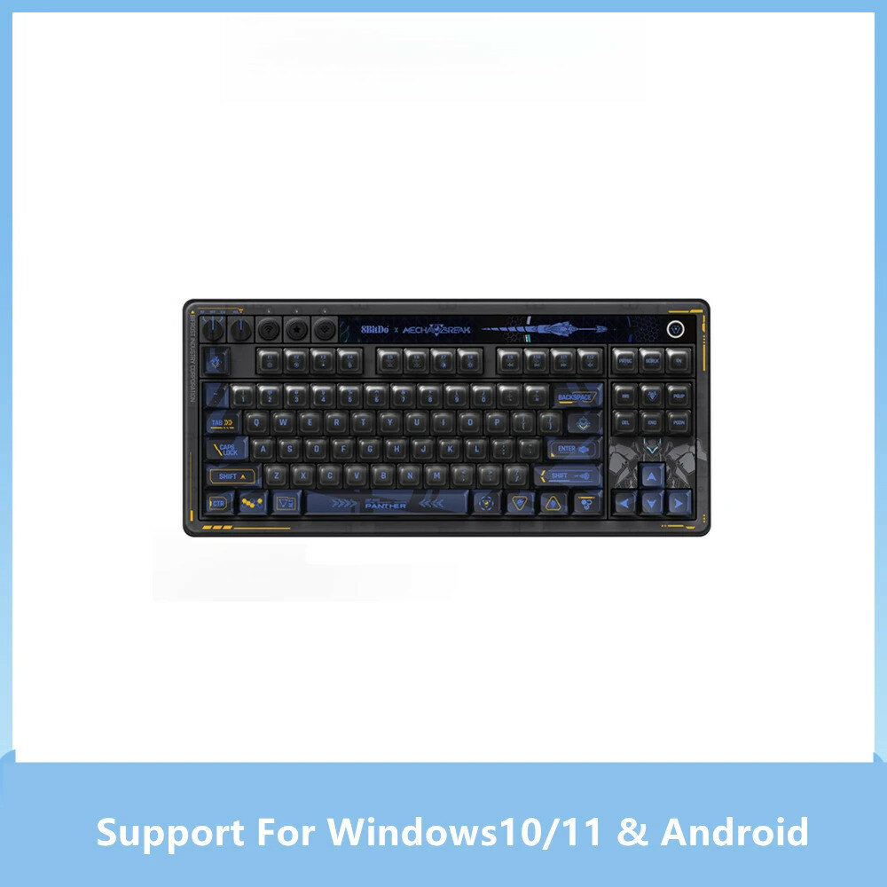 Клавиатура 8BitDo "Retro 87", Bluetooth, совместимость с Windows