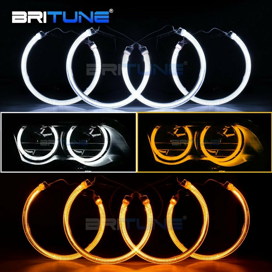 BRITUNE Фары автомобильные, Огни дневные ходовые, 4 шт, арт. B-GD-131 146-WY