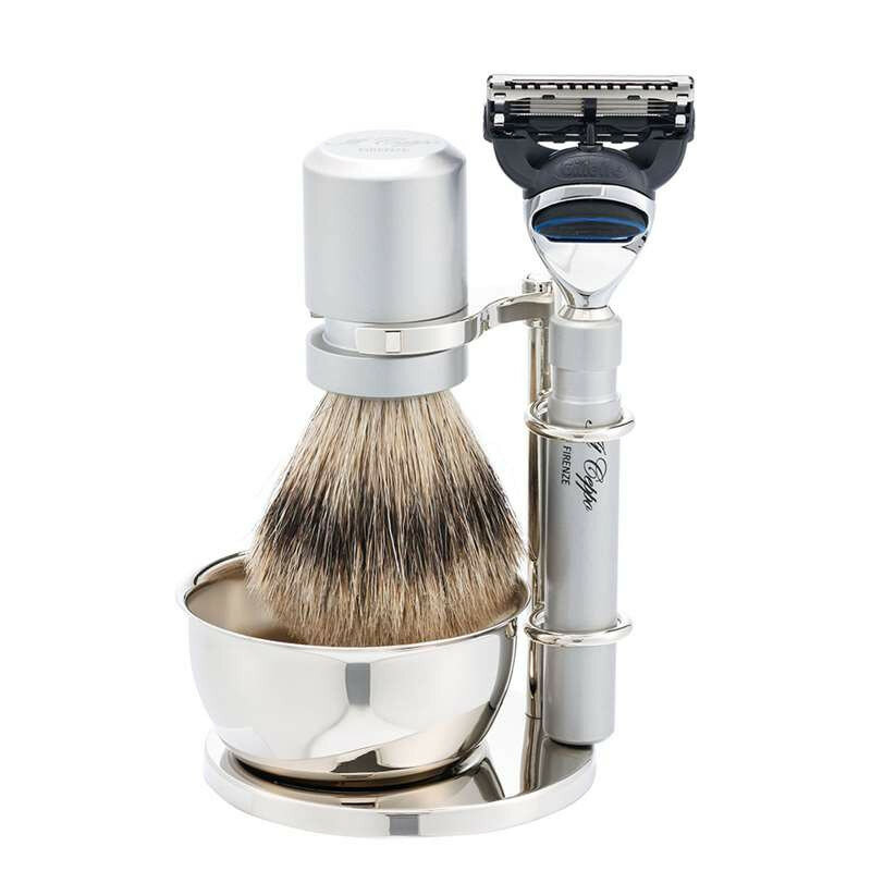 IL CEPPO Бритвенный набор: станок, помазок, чаша, подставка (SET-S12070FT)