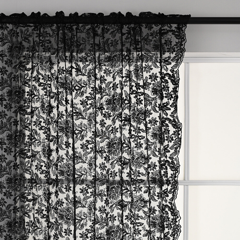 Кросс-бордерные французские ретро-шторы в скандинавском дворцовом стиле с кружевной вышивкой, светофильтрующие шторы для боковых окон, полупрозрачные шторы для дверей