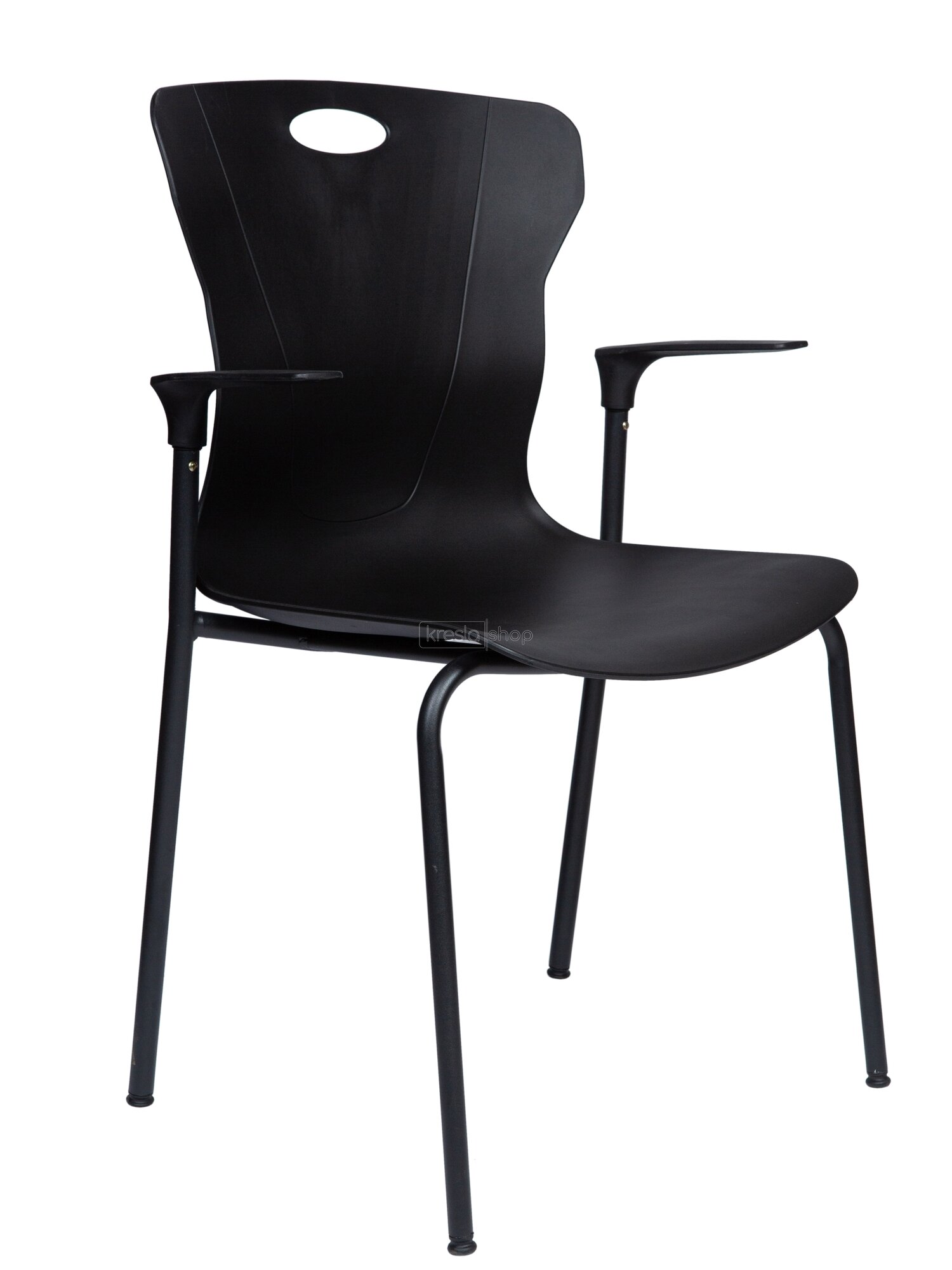 Конференц-кресло Norden SEVEN BLACK черный пластик