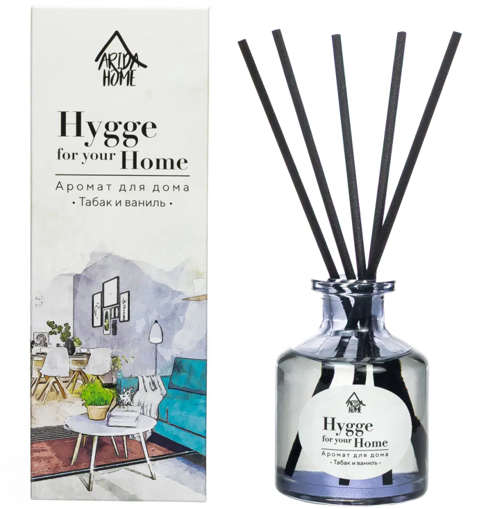 Диффузор Arida Home Hygge Home Табак и ваниль 50 мл