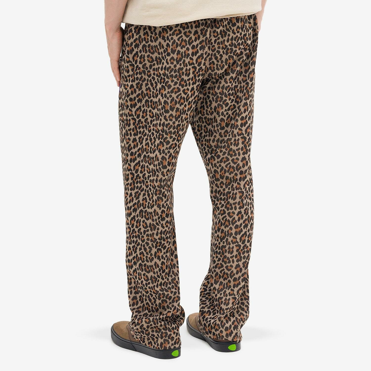 Брюки Needles БРЮКИ NEEDLES TRACK PANT - POLY JACQUARD, размер S, leopard — фото 1
