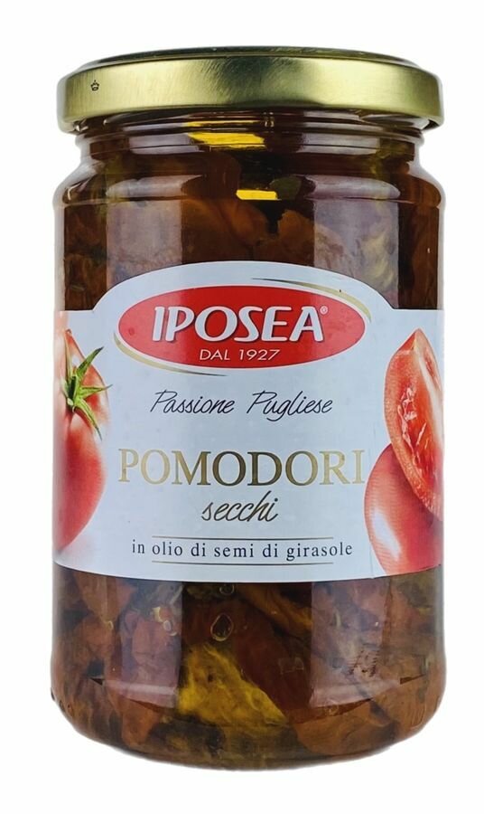 Томаты IPOSEA сушеные в масле /стекло/ 314мл